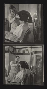 A photographic print of Hairdressing, Men, Illustrated Series | Science ...