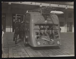 A photographic print of Fires, General - Fire Engines Old & New ...