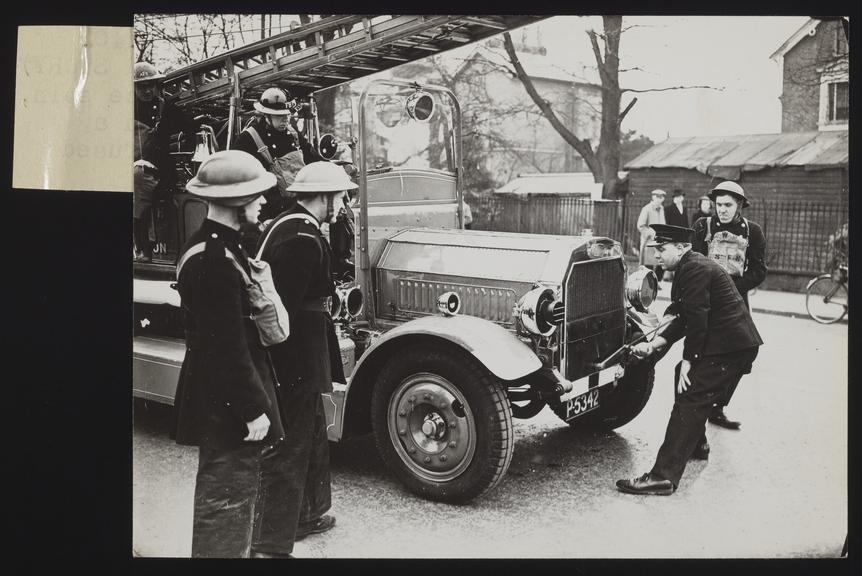 A photographic print of Fires, General - Firemen - General | Science ...