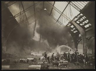 A photographic print of Fires, Factory | Science Museum Group Collection