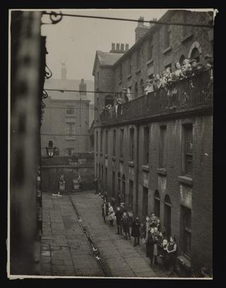 A photographic print of Home & Housing, Pre War Only, Housing - Slums ...