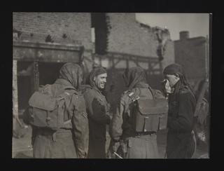 A photographic print of Home Defence, Home Guard, Exercises Street ...