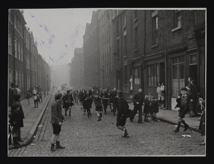 A photographic print of Home & Housing, Pre War Only, Housing - Slums ...