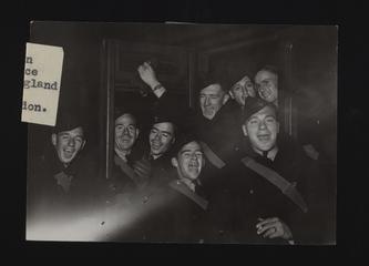 A photographic print of RAF, General, Personal Gunners, Pilots, etc ...