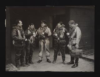 A photographic print of RAF, General, Personal Gunners, Pilots, etc ...