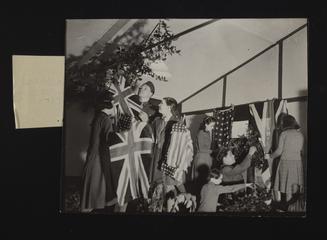 A photographic print of War, Allied Force in Britain, America Army with ...