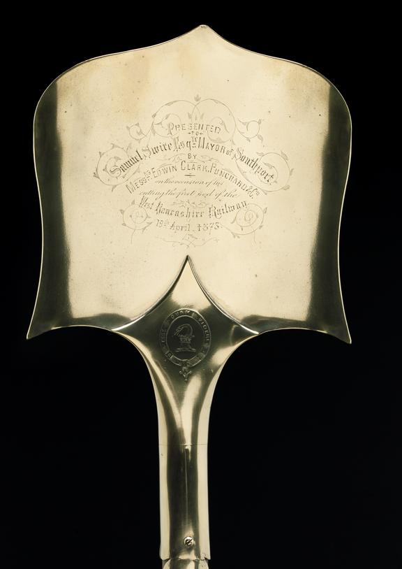 Ceremonial spade - West Lancashire Railway | Science Museum Group ...