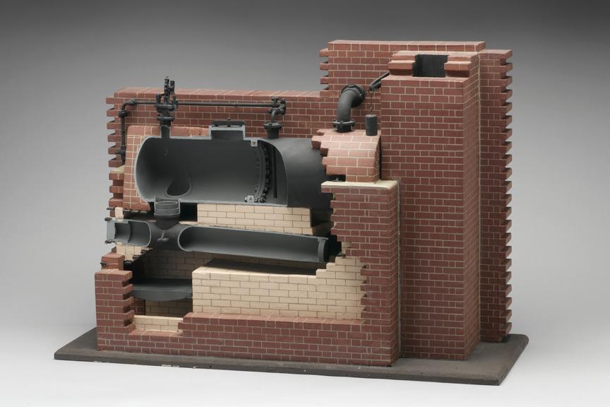 Model, of Woolf's Water Tube Boiler, 1819 | Science Museum Group Collection