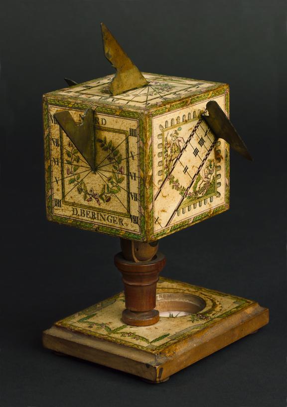 Cubical polyhedral sundial | Science Museum Group Collection