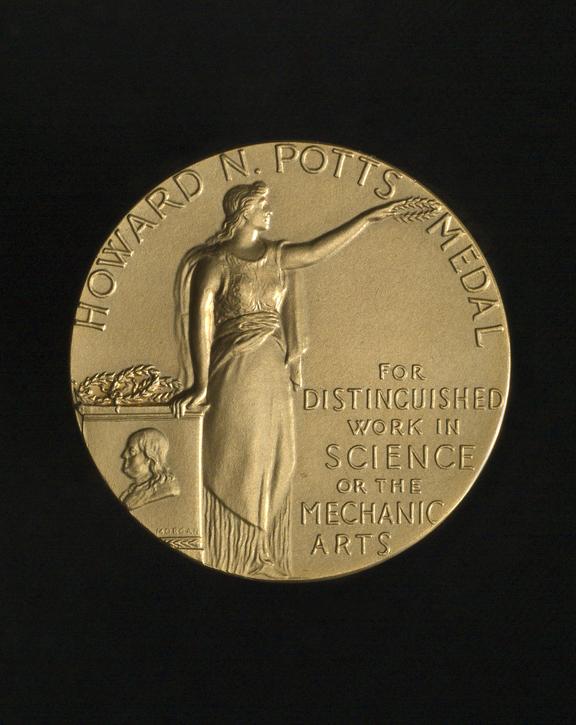 Howard N Potts Medal of the Franklin Institute | Science Museum Group ...