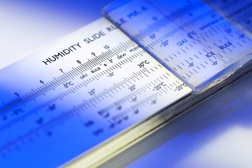 Humidity slide rule Mk 6 | Science Museum Group Collection