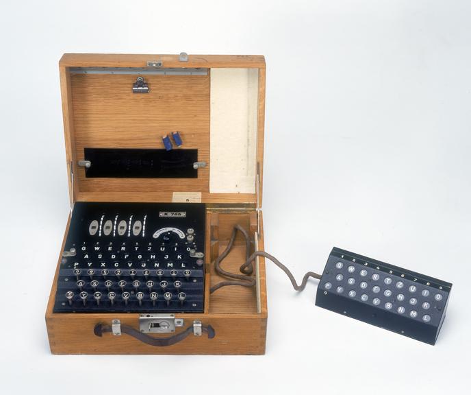 Four-rotor Enigma cypher machine, 1939-45. | Science Museum Group ...