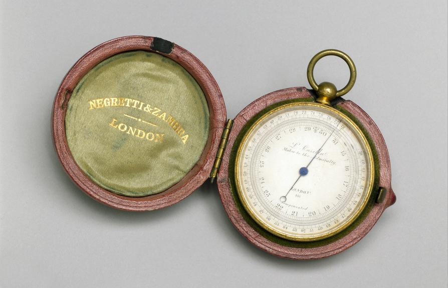 Pocket aneroid barometer, British, 1871-1906 | Science Museum Group ...