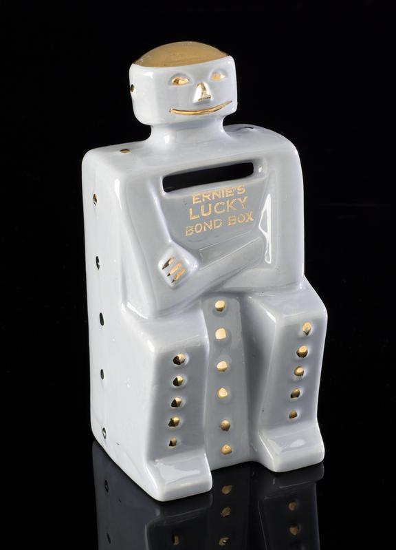 Ceramic Ernie money box | Science Museum Group Collection