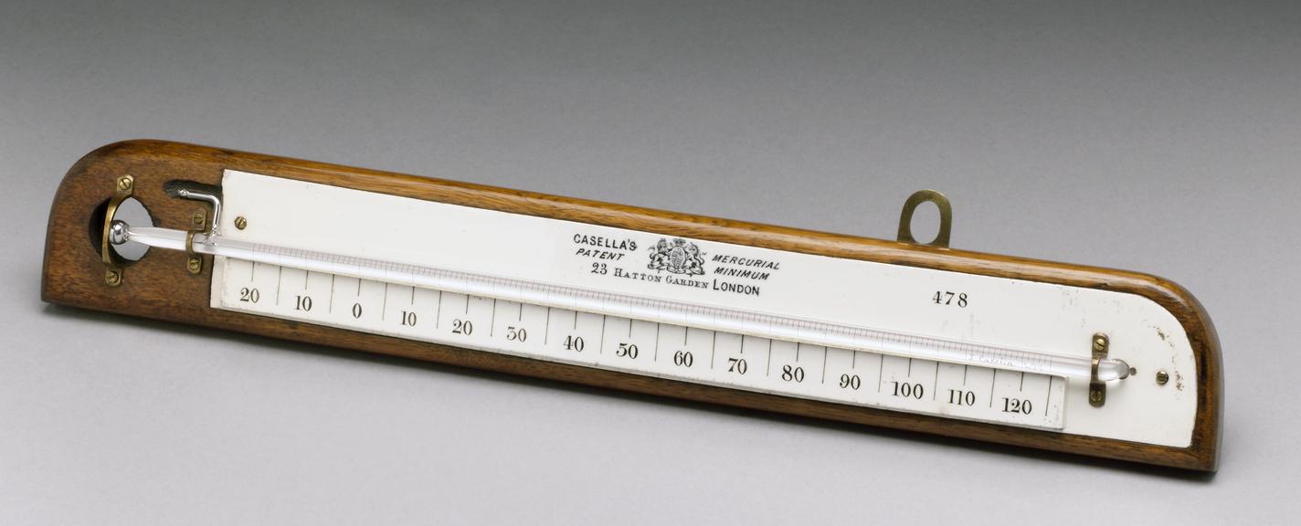 Casella Type Minimum Mercury Thermometer, 1871 | Science Museum Group ...
