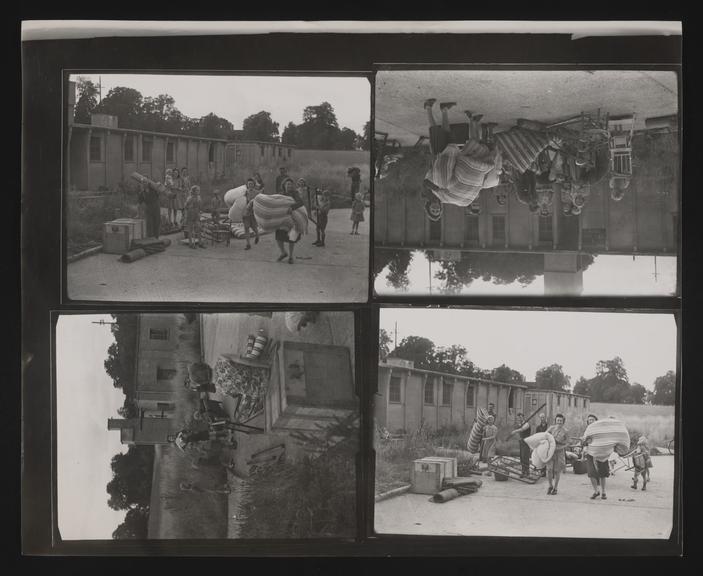 A photographic print of Housing, Post War, Early Post War Difficulties ...