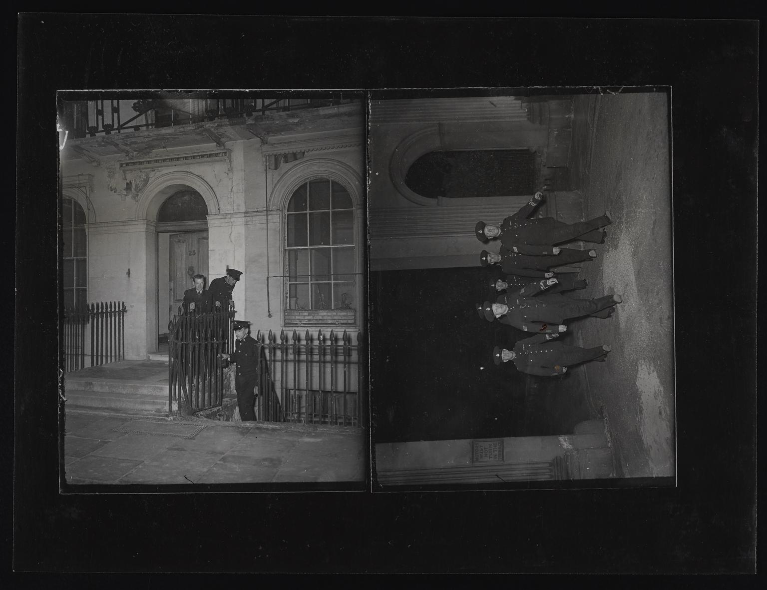 A photographic print of Housing, Post War, Post War Difficulties, Flats ...