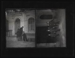 A photographic print of Housing, Post War, Post War Difficulties, Flats ...