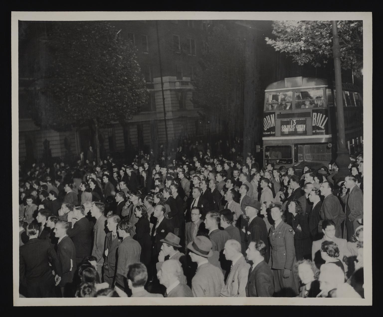 A photographic print of Housing, Post War, Post War Difficulties, Flats ...