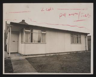 A photographic print of Housing, Post War, Early Post War Difficulties ...