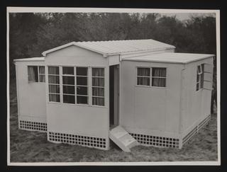 A photographic print of Housing, Post War, Early Post War Difficulties ...