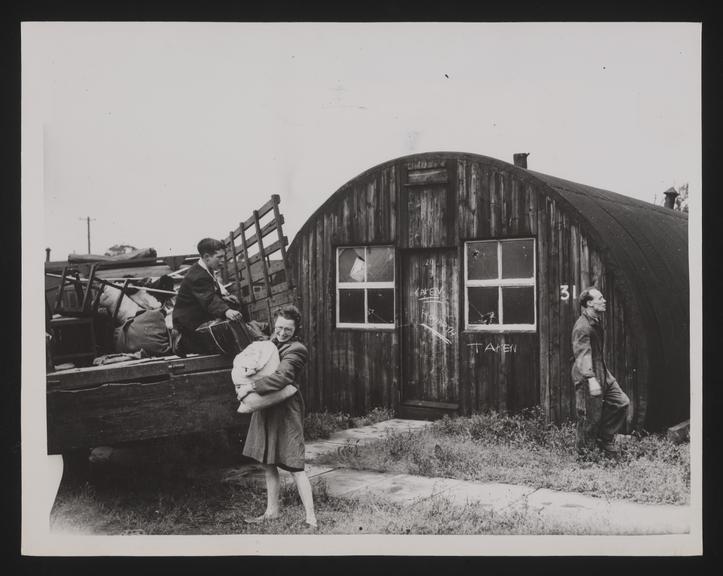 A photographic print of Housing, Post War, Early Post War Difficulties ...