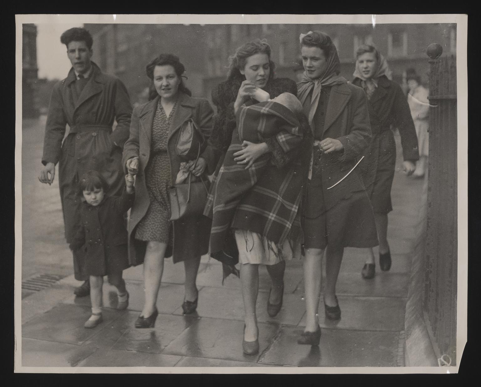 A photographic print of Housing, Post War, Post War Difficulties ...