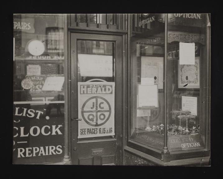 A photographic print of Eyes/Opticians, Shop Fronts | Science Museum ...
