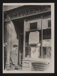 A photographic print of Housing, Post War, Early Post War Difficulties ...