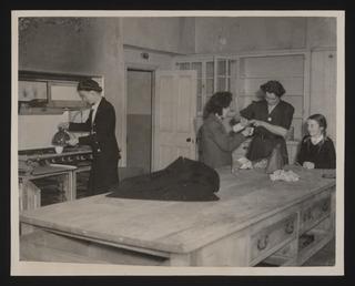 A photographic print of Housing, Post War, Post War Difficulties ...