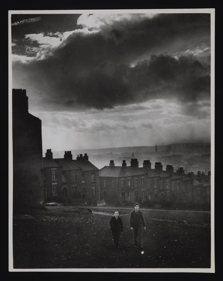 A photographic print of Home & Housing, Post War, Slums & Living ...