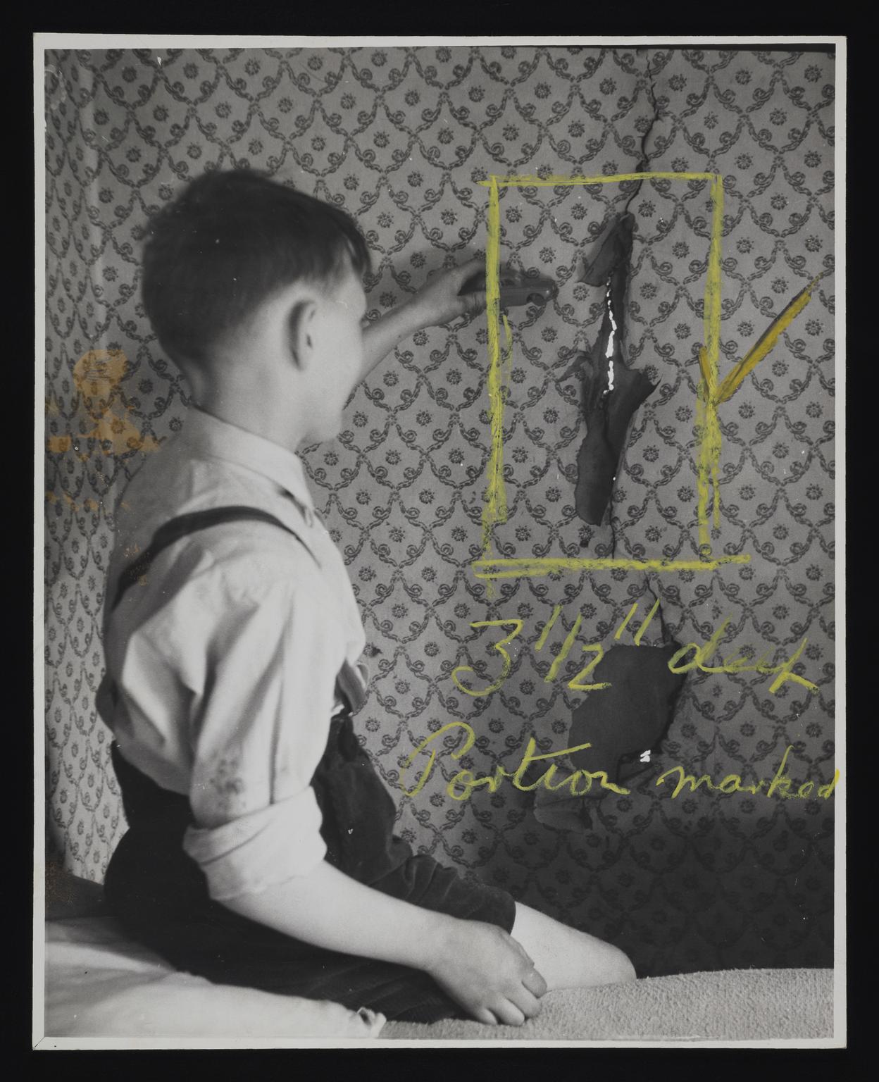 A photographic print of Home & Housing, Post War, Slums & Living ...