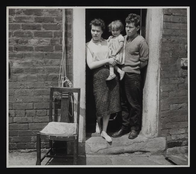 A photographic print of Home & Housing, Post War, Slums & Living ...