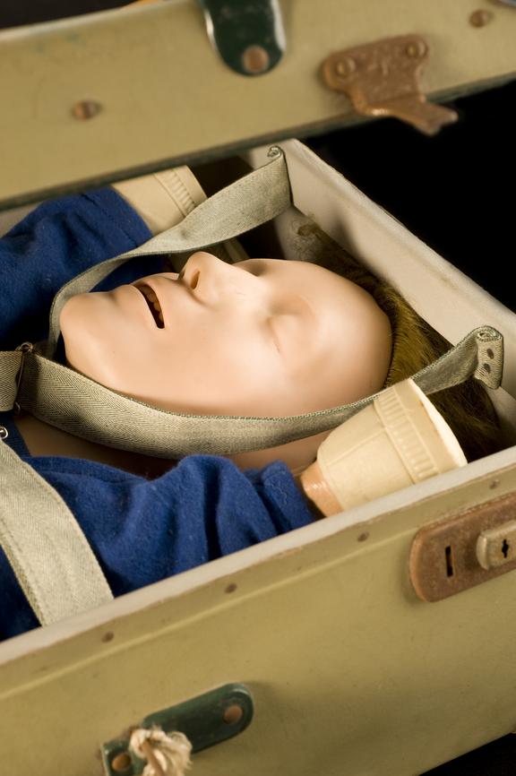Resusci-Anne training manikin with inflator, Norway, 1960-1985 ...