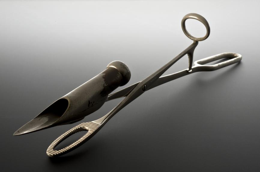 Ovarian cyst trocar and clamp, France, 1867-1903 | Science Museum Group ...