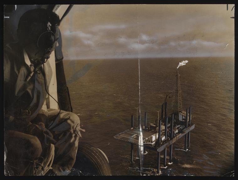 A photographic print of Industry, Fuel & Power, Oil & Gas From Sea Bed ...