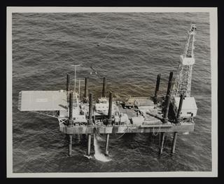 A photographic print of Industry, Fuel & Power, Oil & Gas From Sea Bed ...
