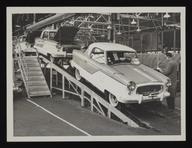A photographic print of Industry, Motor, Assembly Lines, Completed Cars ...
