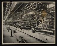A photographic print of Industry, Motor, Assembly Lines, Completed Cars ...