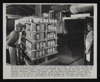 A photographic print of Industry, Pottery, Making Only (Post War ...