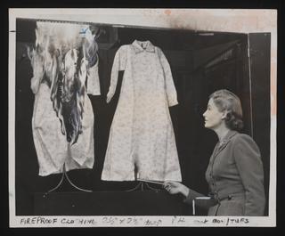 A photographic print of Industry, Textiles - Cloth, Fire-Proof, Non ...