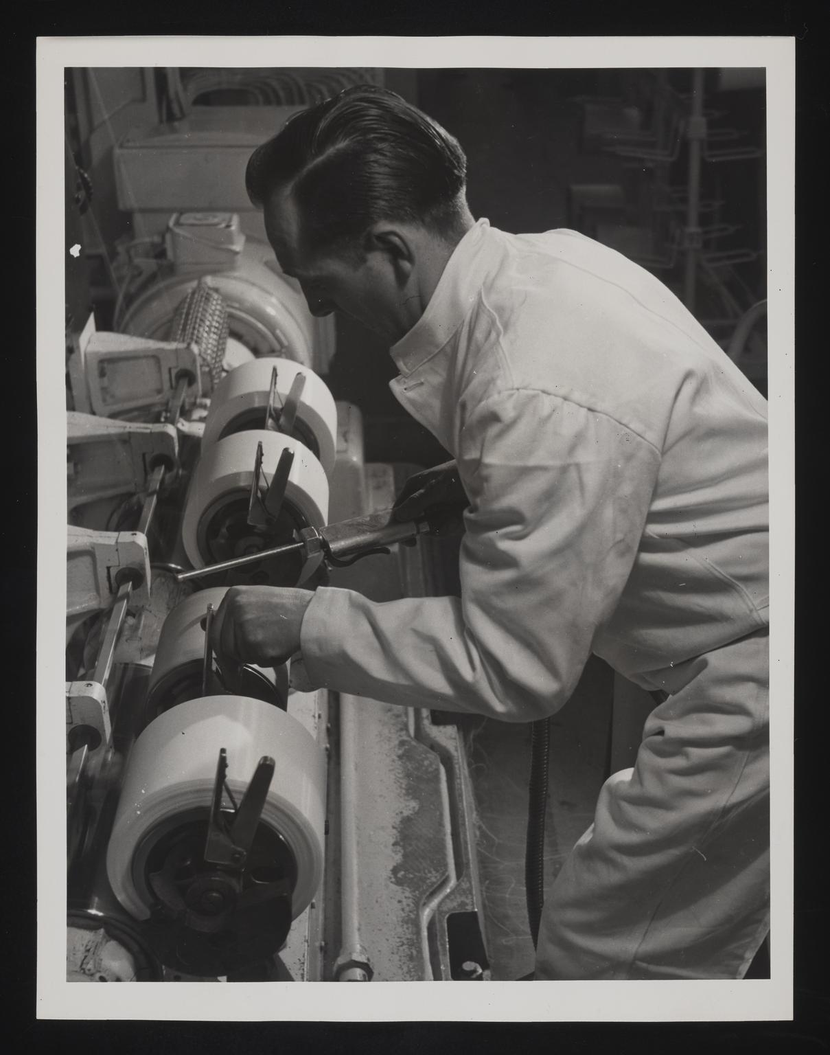 A photographic print of Industry, Textiles - Cloth, Man-made - Nylon ...