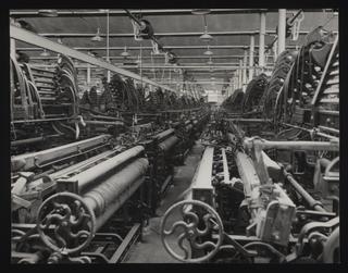 A photographic print of Industry, Textiles - Cotton, Workers - Post War ...