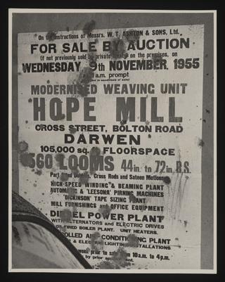 A photographic print of Industry, Textiles - Cotton, Workers - Post War ...