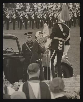 A photographic print of Queen Elizabeth II and Prince Philip, Army ...