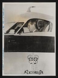 A photographic print of Queen Elizabeth II and Prince Philip, Air ...