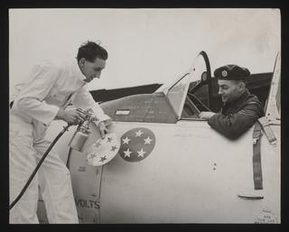 A photographic print of Queen Elizabeth II and Prince Philip, Air ...