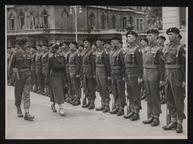 A photographic print of Princess Elizabeth, Army, Navy, Airforce, 1949 ...