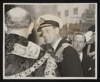 A photographic print of Duke of Edinburgh, Mansion House Luncheon ...