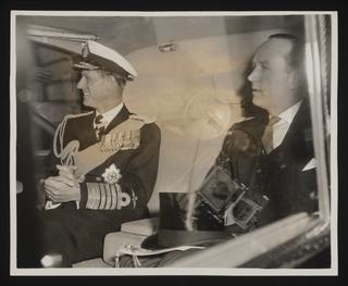 A photographic print of Duke of Edinburgh, Mansion House Luncheon ...